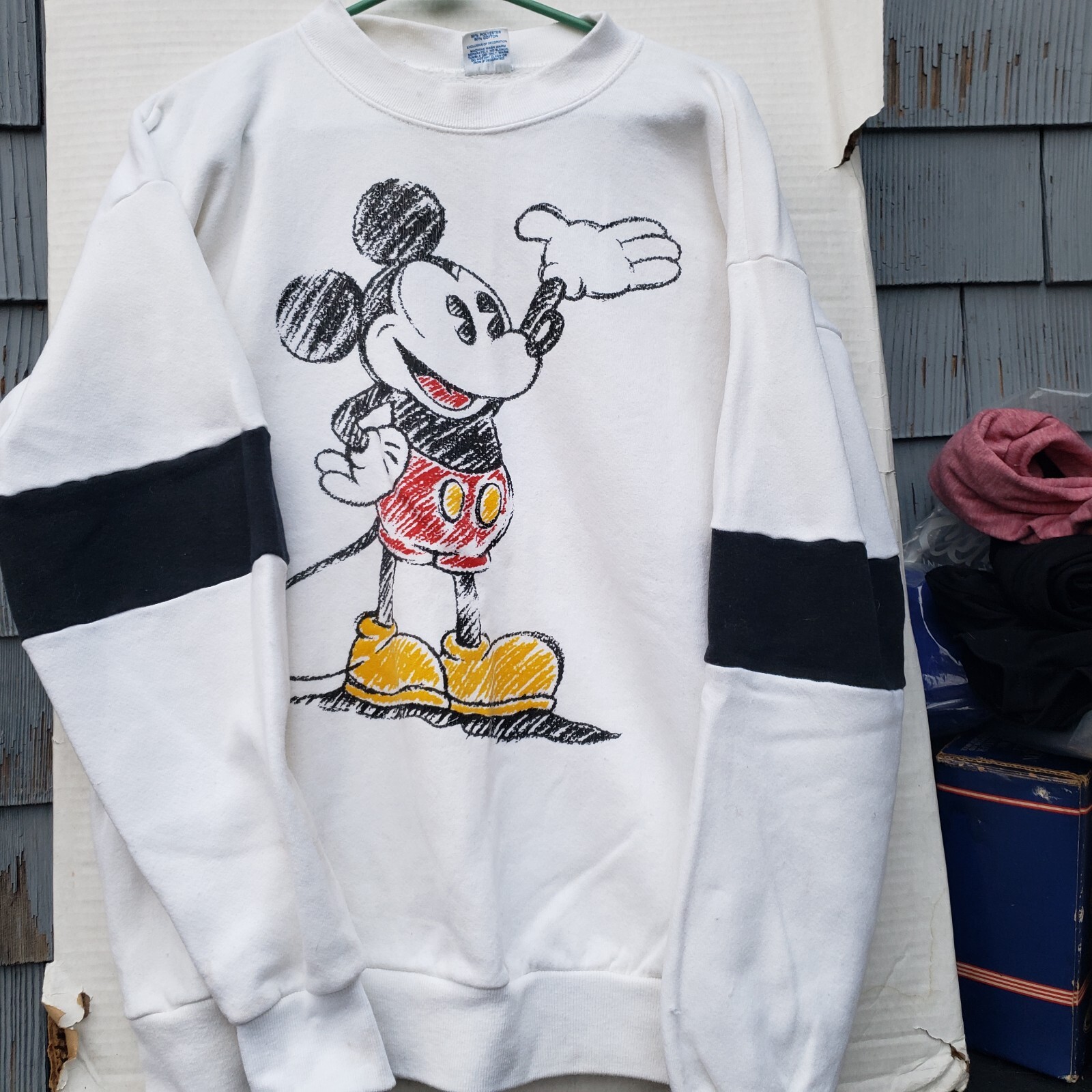 Mickey Mouse Disney Character Fashions Tag X Large Sweatshirt Vintage ...