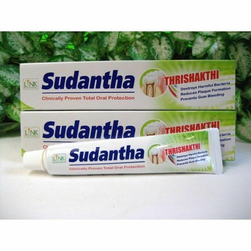 SUDANTHA Herbal toothpaste total oral care Ayurveda NON FLUORIDE 80g X ...