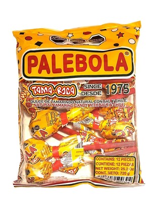 (Lollipops) TAMA ROCA NATURAL Tamarind Palebola 12 Piece 25.2 oz ...