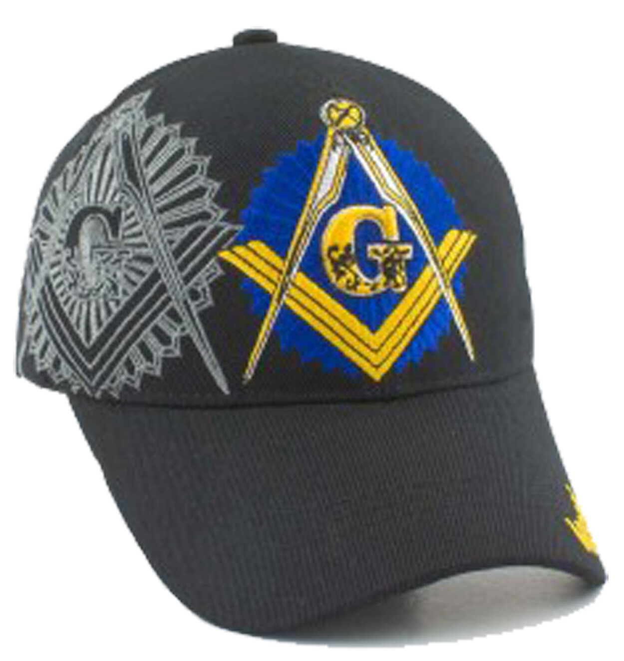 Mason Baseball Cap Freemasons Black Masonic Hat Masons, Compass and ...
