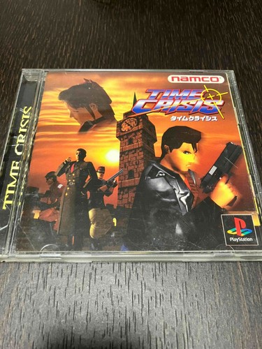 Time Crisis PS1 playstation namco gun shooting Japanese gun action game ...