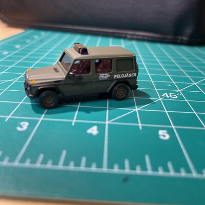 Busch HO Scale 1:87 Mercedes Military Police Feldjager Army G Wagon | eBay