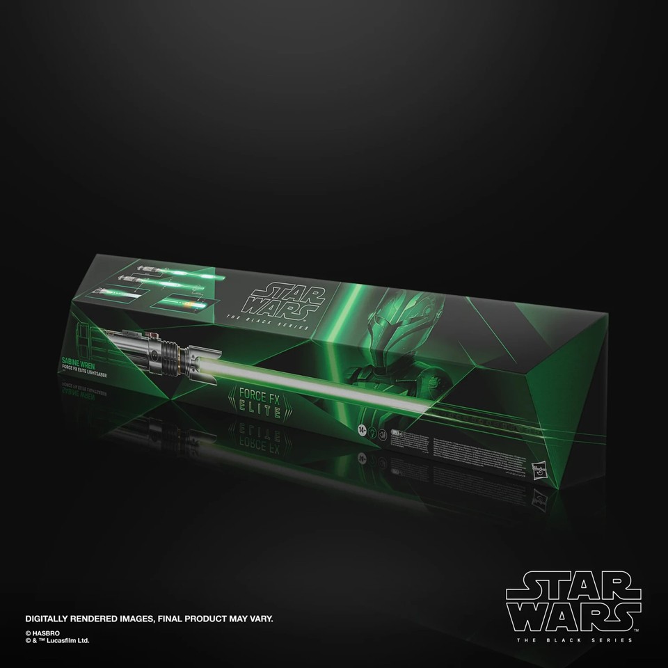 Hasbro Star Wars The Black Series Force FX Elite Sabine Wren Lightsaber ...