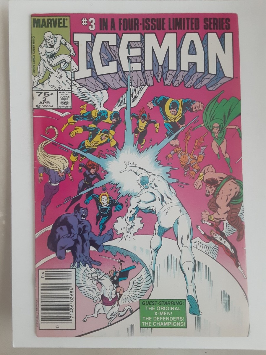 Original Iceman Marvel Exceptional X Men #4 (Iceman Variant)