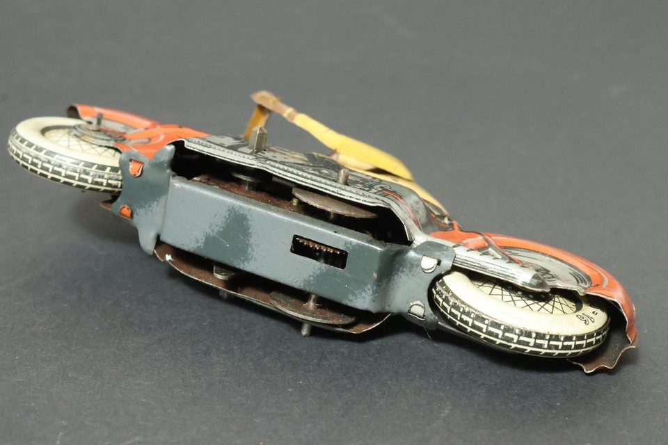 Old Georg Fischer Motorcycle Ge 207 Sheet Metal Toy Tin Toy Metal ...