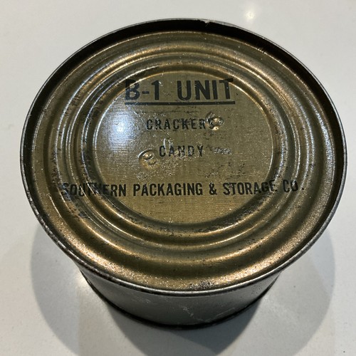 1970's Original Vietnam Era U.S. Military C Ration B-1 Unit Can Sealed ...