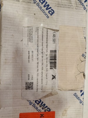 Hafele 421.48.581 Top/Bottom Mounted Cabinet Slide, Partial Extension ...