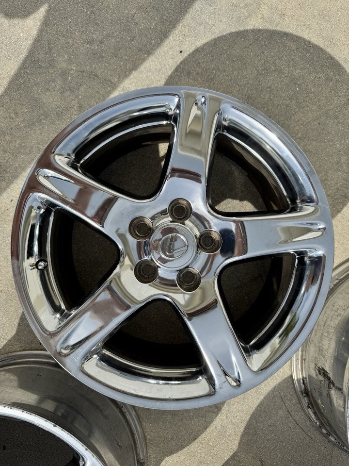 USED CHROME 17" LEXUS GS300 GS400 GS430 GS350 OEM WHEELS RIMS 74147 | eBay