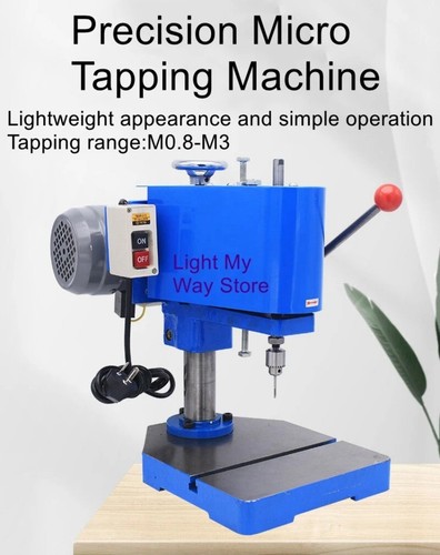 M0.8-M3 Copper Aluminum Stainless Steel Fine Grinding Desktop Tapping ...