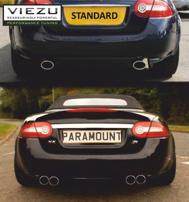 Jaguar XK exhaust conversion to a XKR look rear exhaust only quad ...