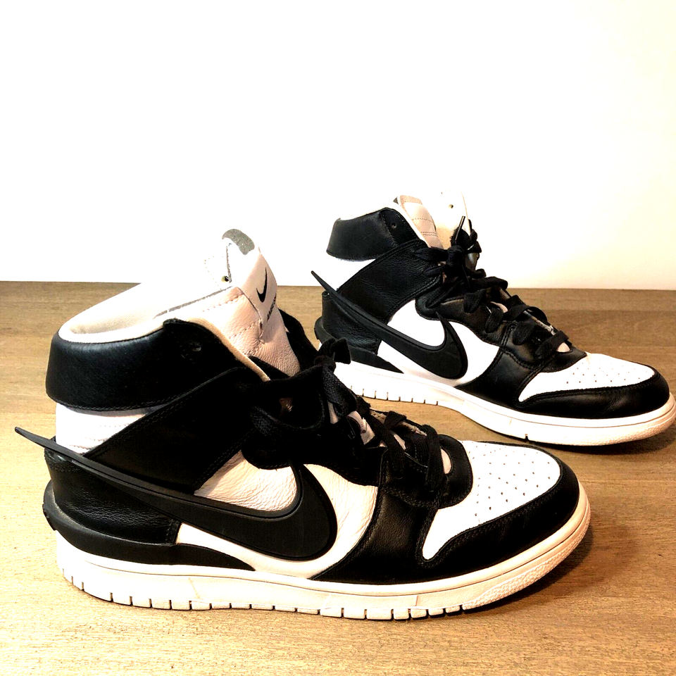 Nike x AMBUSH Dunk High Panda Black White CU7544-001 Size 10.5 Men's | eBay