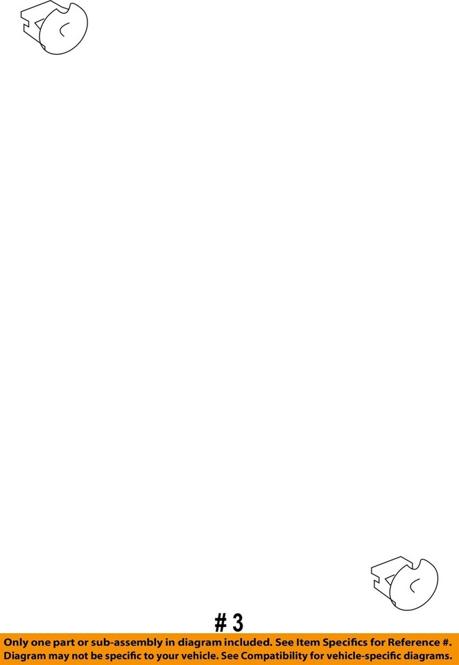 MITSUBISHI OEM 94-12 Galant Interior-Rear Door-Door Trim Panel Grommet ...