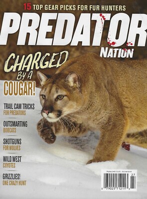 Predator Nation Magazine 2024 Charged by a Cougar! | eBay