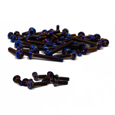 SK5043B Sticky Kicks V2 BITCHIN BLUE Titanium Screw Kits B74.2 | eBay