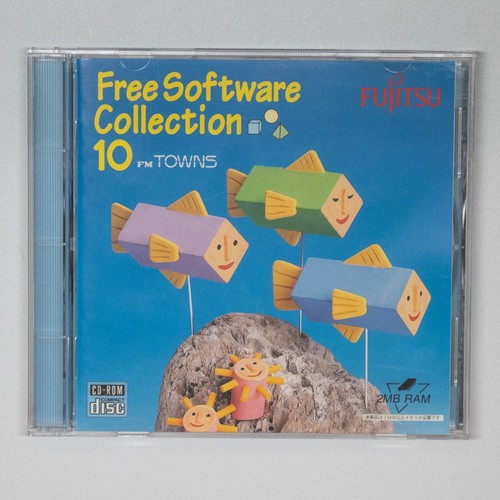 Fujitsu FM Towns Free Software Collection 10 CD HMG-119 Tested Japan ...