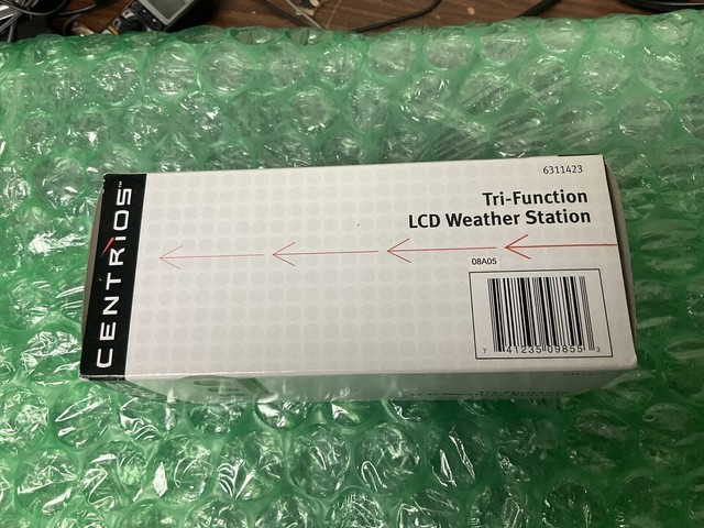 Centrios Digital Weather Station With Calendar World Clock Temperature ...