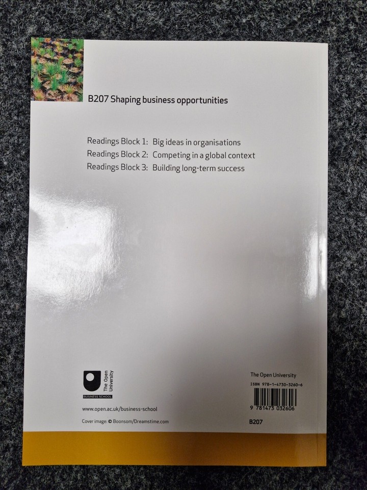 open university course books, Shaping business opportunities. Reading ...