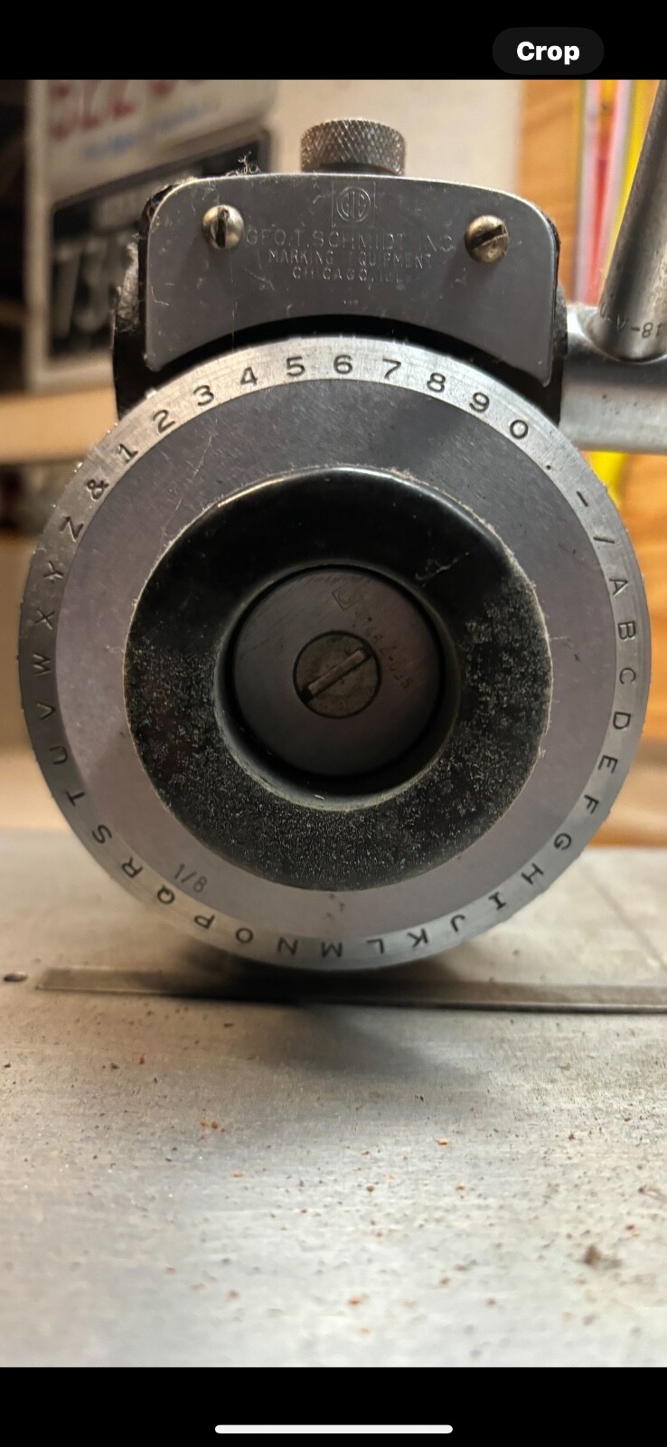 Geo T. Schmidt Model 4 Manual metal indenting machine 1/8. | eBay