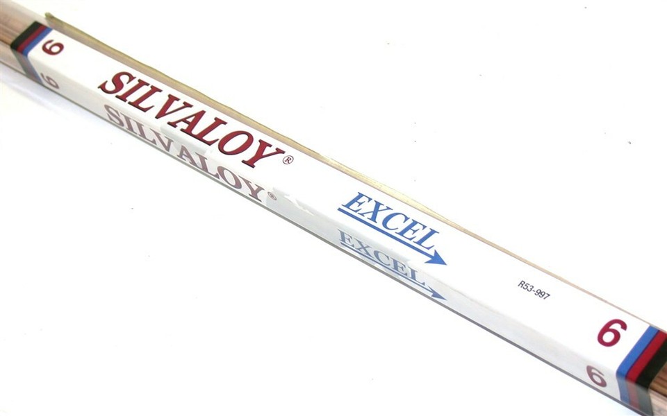 Lot of 28 sticks of New Silvaloy .050" x 1/8" 6% Silver Brazing Sticks ...