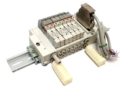 SMC SY3000 SERIES BODY PORTED MANIFOLD w/ SY3140-5LOUD SY3245-LOU ...