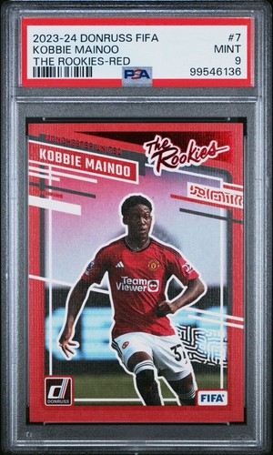 2023-24 Panini Donruss FIFA Soccer - Kobbie Mainoo The Rookies Red SP ...