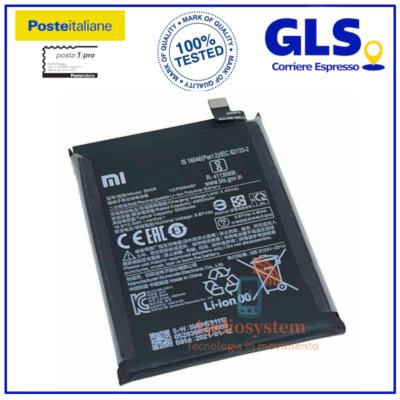 Original Battery Stack for Xiaomi Redmi Note 10/10s m2101k7bg 5000mah ...