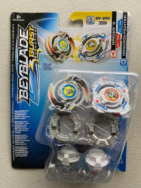 BEYBLADE BURST EVOLUTION DRIGER S & DRAGOON FIGHTER NEW TOY - NO USA ...