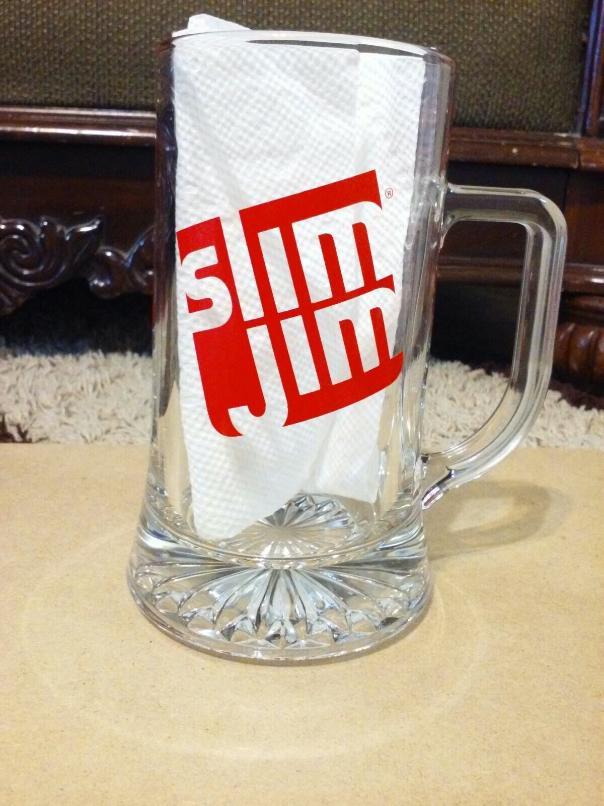 Slim Jim Glass Mug - 16 oz - NEW | eBay