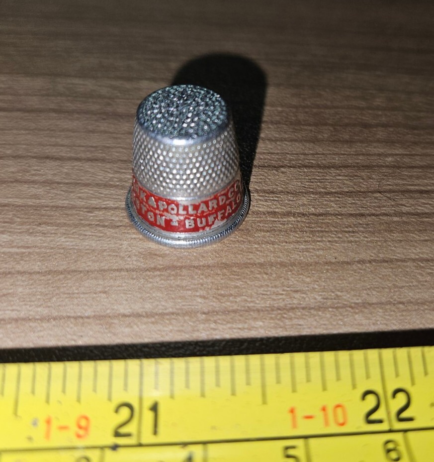 Vintage Park & Pollard Co Boston Advertising Metal Sewing Thimble | eBay