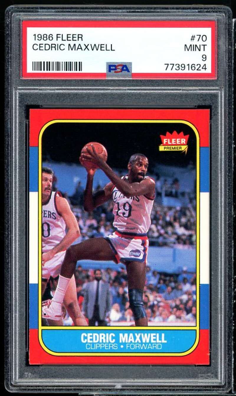 Cedric Maxwell Card 1987-88 Fleer #70 PSA 9 | eBay