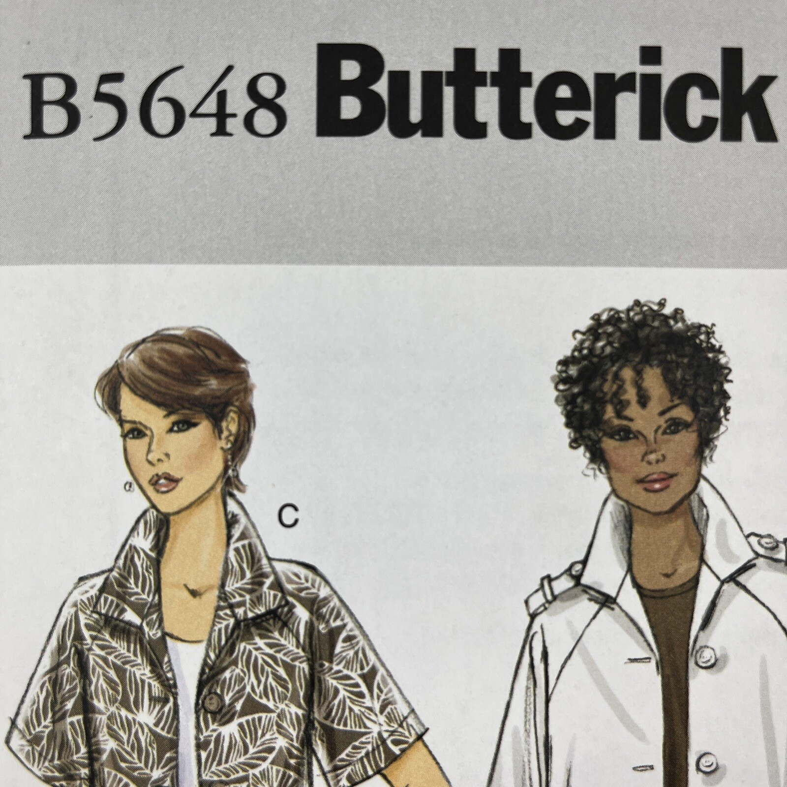 Butterick B5648 Size FF 16-22 Misses Jacket Sewing Pattern for sale ...