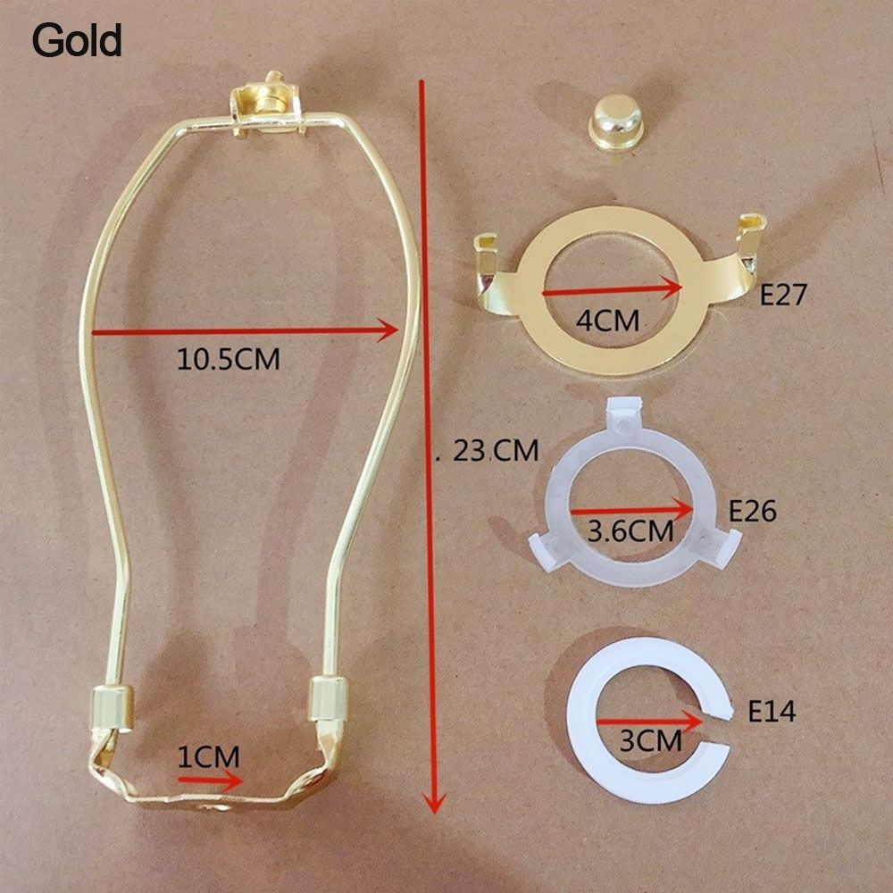 Iron Lampshade Brackets 8 Inch Lamp Frame Desk Lamp Table Light Floor ...