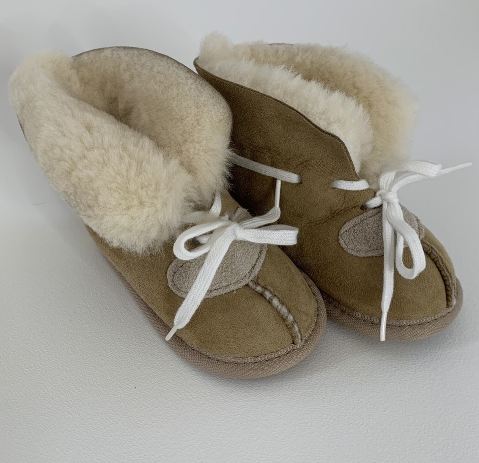 Koolaburra Little Kids Bootie Slippers Shearling Suede Fold Over Very ...