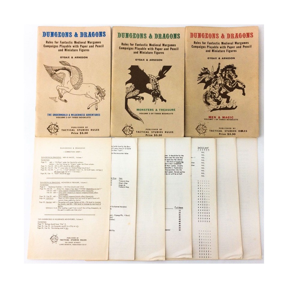 TSR Basic D&D D&D - Original Woodgrain Box (3rd) Fair/VG | eBay