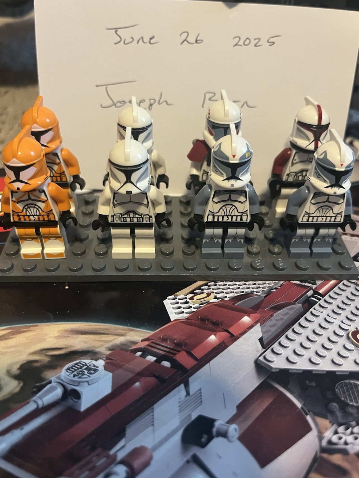 Lego Star Wars Lot Commander Wolffe Turbo Tank Frigate | eBay