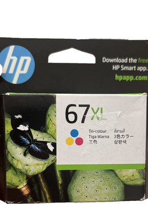 Fresh & Sealed. Genuine HP 67XL Tri-Color High Yield Ink Cartridge Exp ...