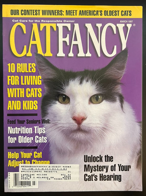 Cat Fancy Magazine March 1997 10 Rules For Living With Cats and Kids ...