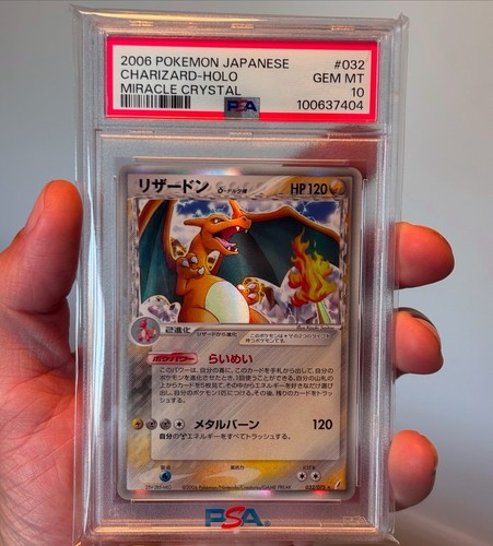 PSA 10 Gem Mint Charizard Delta Miracle Crystal Japanese Pokemon Card 032 | eBay UK