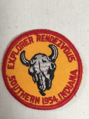 1954 Southern Indiana Council explorer rendezvous BSA Activity Patch ...