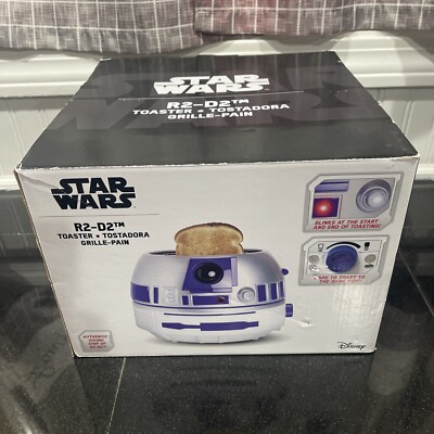 Brand NEW Uncanny Brands Star Wars R2D2 Deluxe Toaster Lights/Sound | eBay