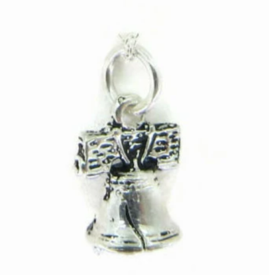 Bell Charm Pendant .925 Sterling Silver. | eBay