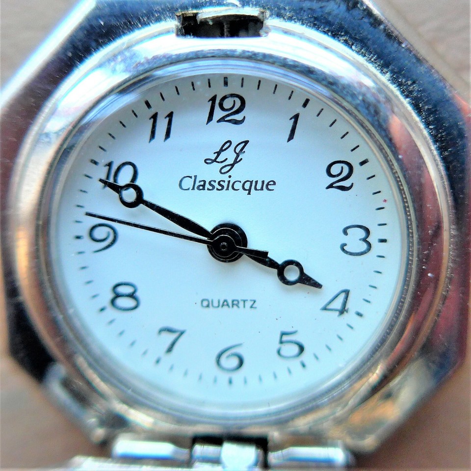 Cute Savonnette Ladies Pocket Watch, 'LJ Classicque', Quartz, Good ...