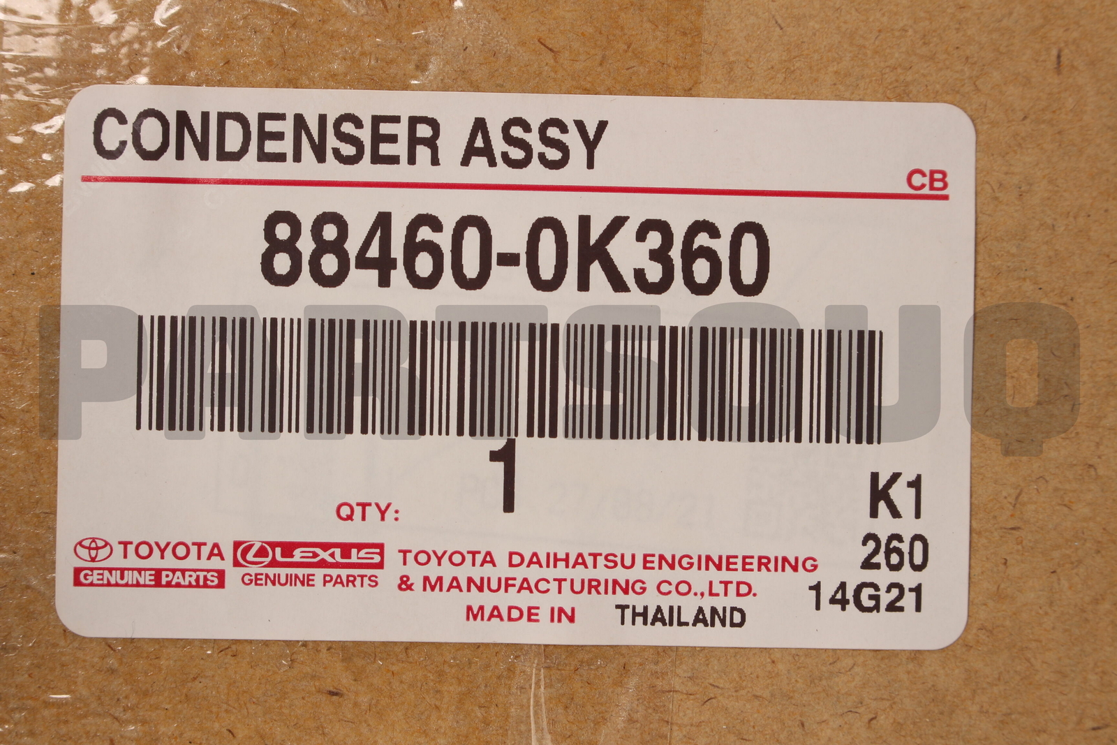 884600K360 Genuine Toyota CONDENSER ASSY 88460-0K360 | eBay
