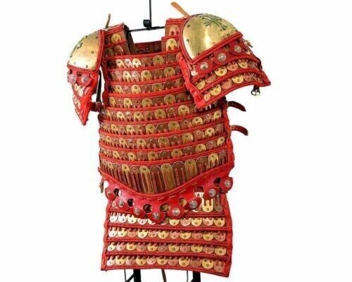 Halloween Medieval Knight Breastplate Brass Scale Armor Byzantine ...