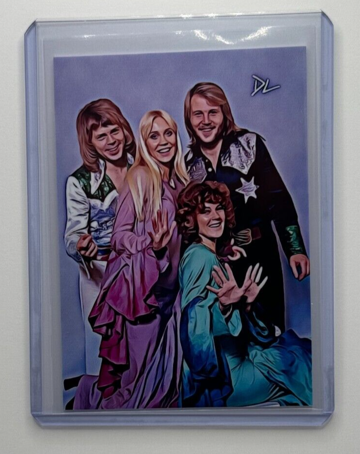 ABBA Limited Edition Artist Signed “Pop Supergroup” Trading Card 3/10 ...