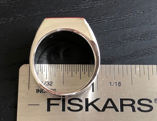 ! SEE VIDEO ! BIG POWERFFUL Heavy 20g Men's 11 Blue Black Fire Opal ...