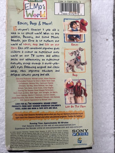 Sesame Street VHS Tapes Lot Of 4 Sleepy Time , Bed Time Stories ,Elmo Saves Chri | eBay