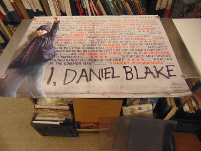 I,DANIEL BLAKE/ORIG. BRITISH QUAD MOVIE POSTER (KEN LOACH/DAVEY JOHNS ...