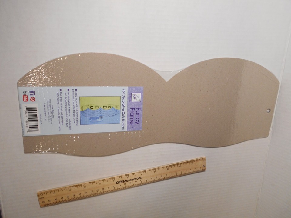 USA Made June Tailor 18" Fancy Frame Ruler For Decorative Quilt Borders ...