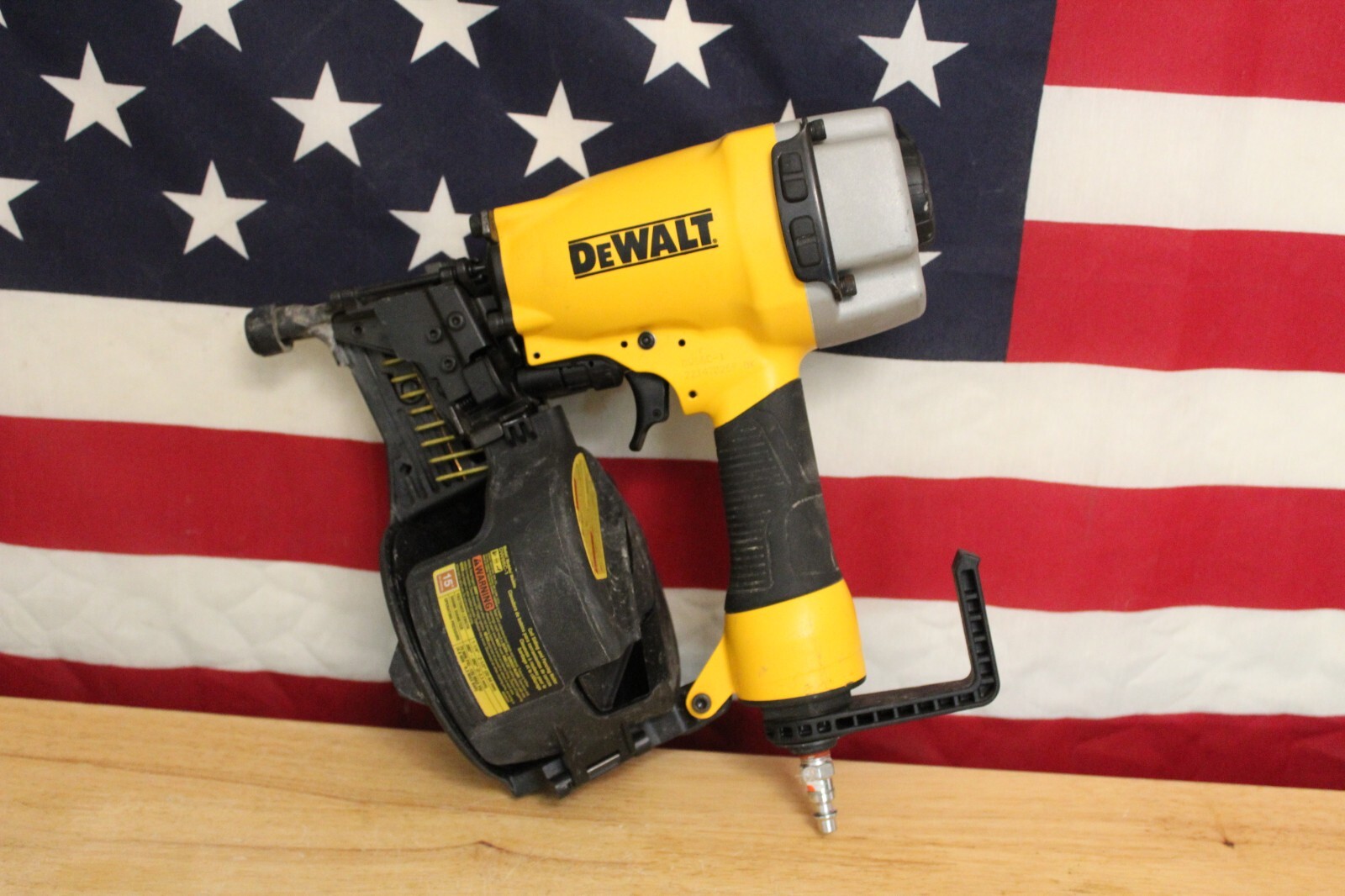 DEWALT Pneumatic 15-Degree Coil Corded Siding Nailer DW66C-1 G93 | eBay